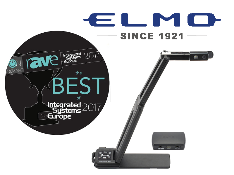 ELMO MX-1 Wins the rAVe Best of ISE Award! - thevisualisershop.com